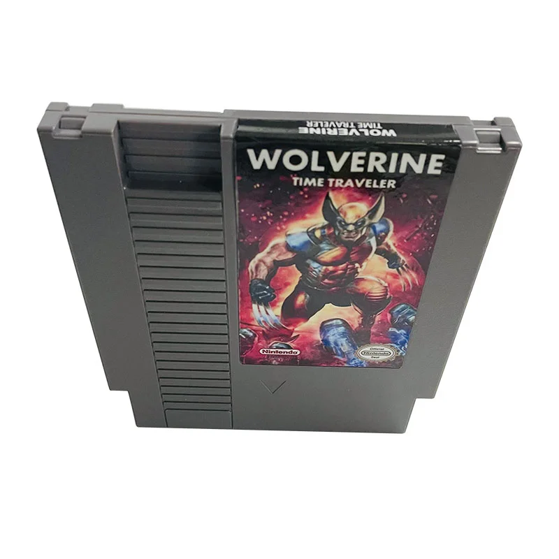 8 Bit NES Game Card - WOLVERINE TIME TRAVELER - NES Games Cartridge ...