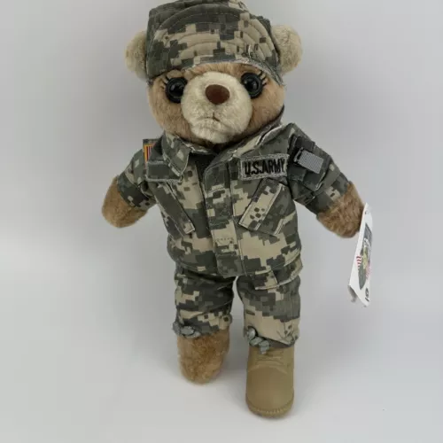 Bear Forces Of America US Military Army Female Cadet 11" Stuffed Animal ...