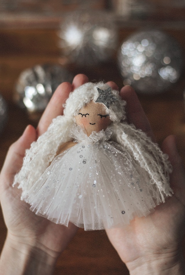 Mini doll pattern, mini doll sewing pattern, angel doll pattern, angel ...