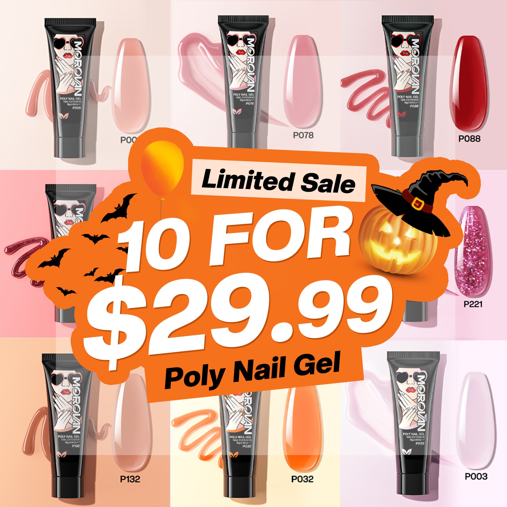 Solid Extension Nail Gel builder Gel Kit Solid Gel Nail Polish | MOROVAN