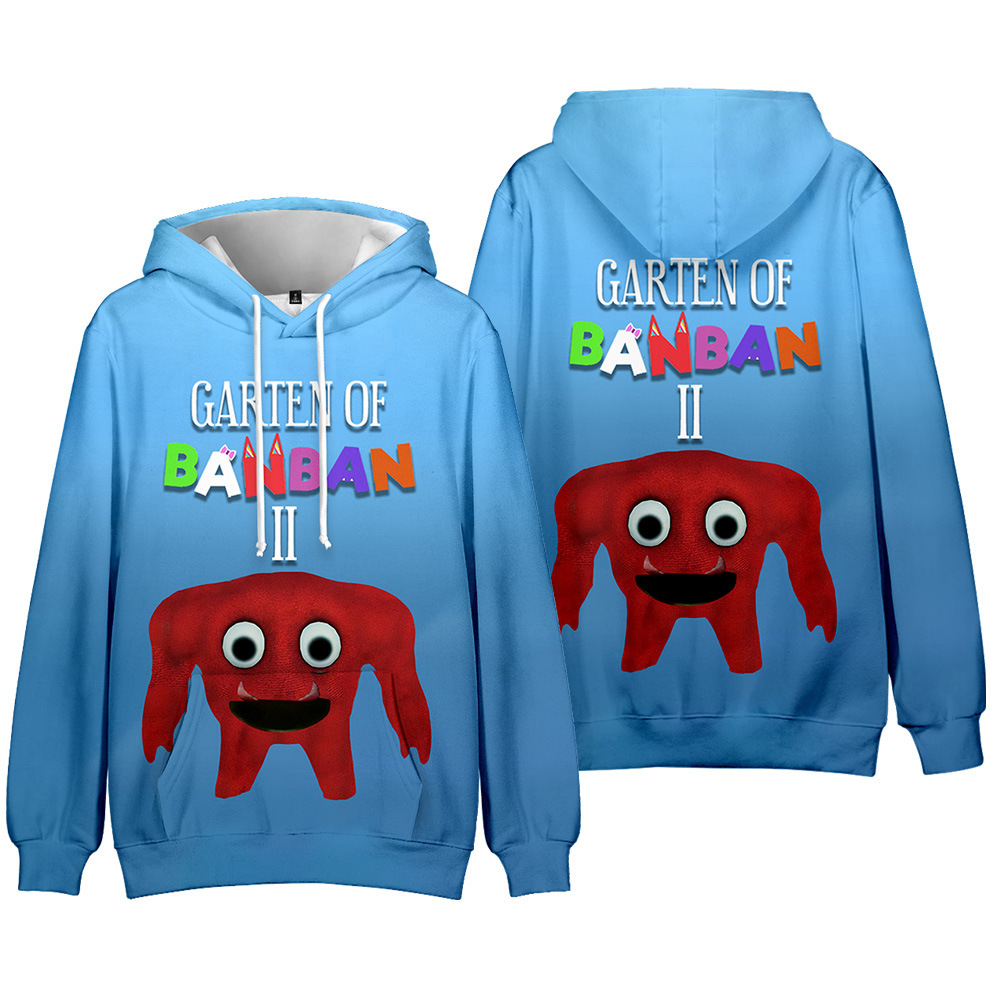 Garten of Banban Merch Hoodie Pullover Hooded Sweatshirt for men women