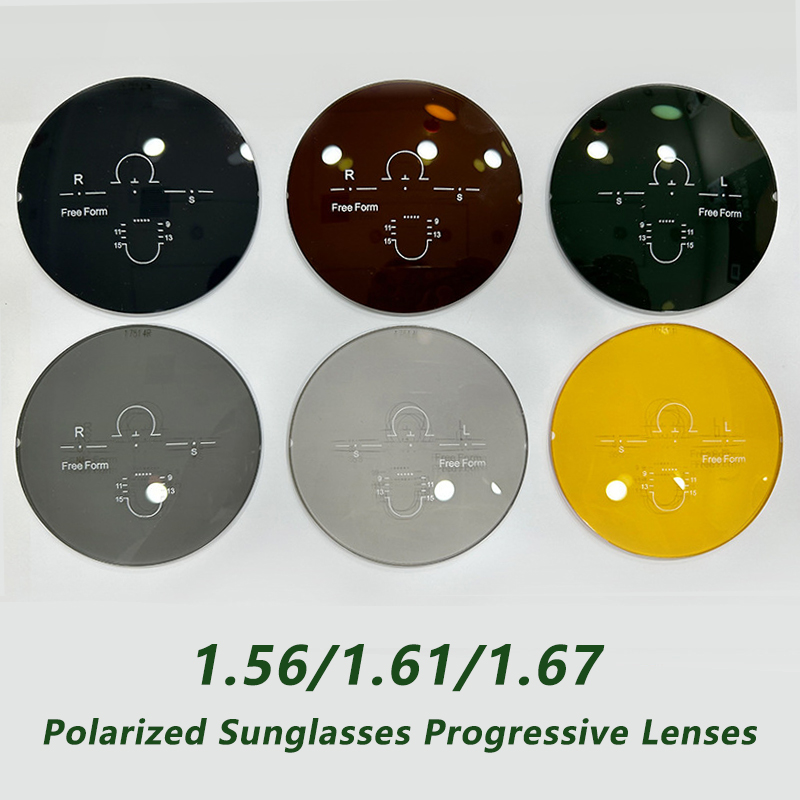 Sunglasses Polarized Progressive Lenses 1.50/1.56/1.61/1.67CR39 Optical ...