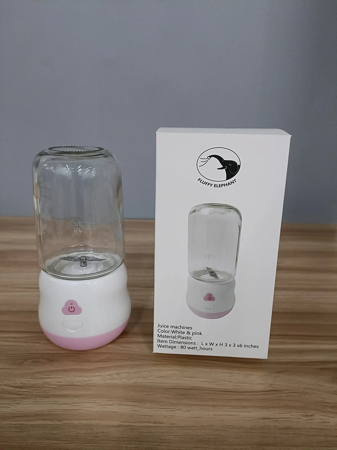 FLUFFY ELEPHANT Juice Machines 500ML Fruit Blender Food Smoothie Juicer