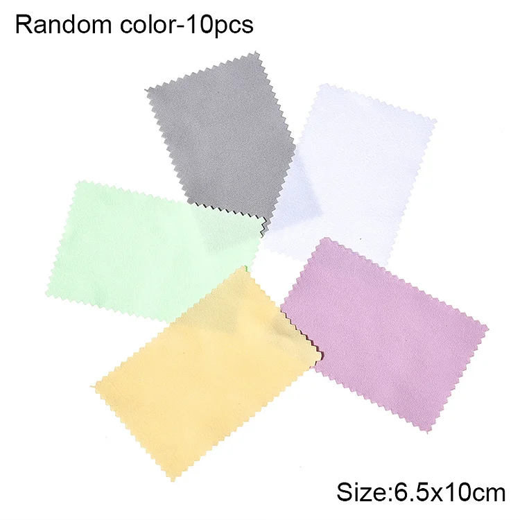 10x Microfiber Glasses Cloth Reusable Anti-Fog Glasses Wipes Phone ...