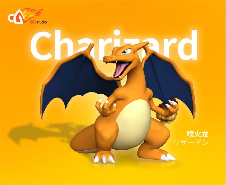 1/8 Scale Pokemon Journey Battle Pose Ash Ketchum & Charizard - Pokemon ...