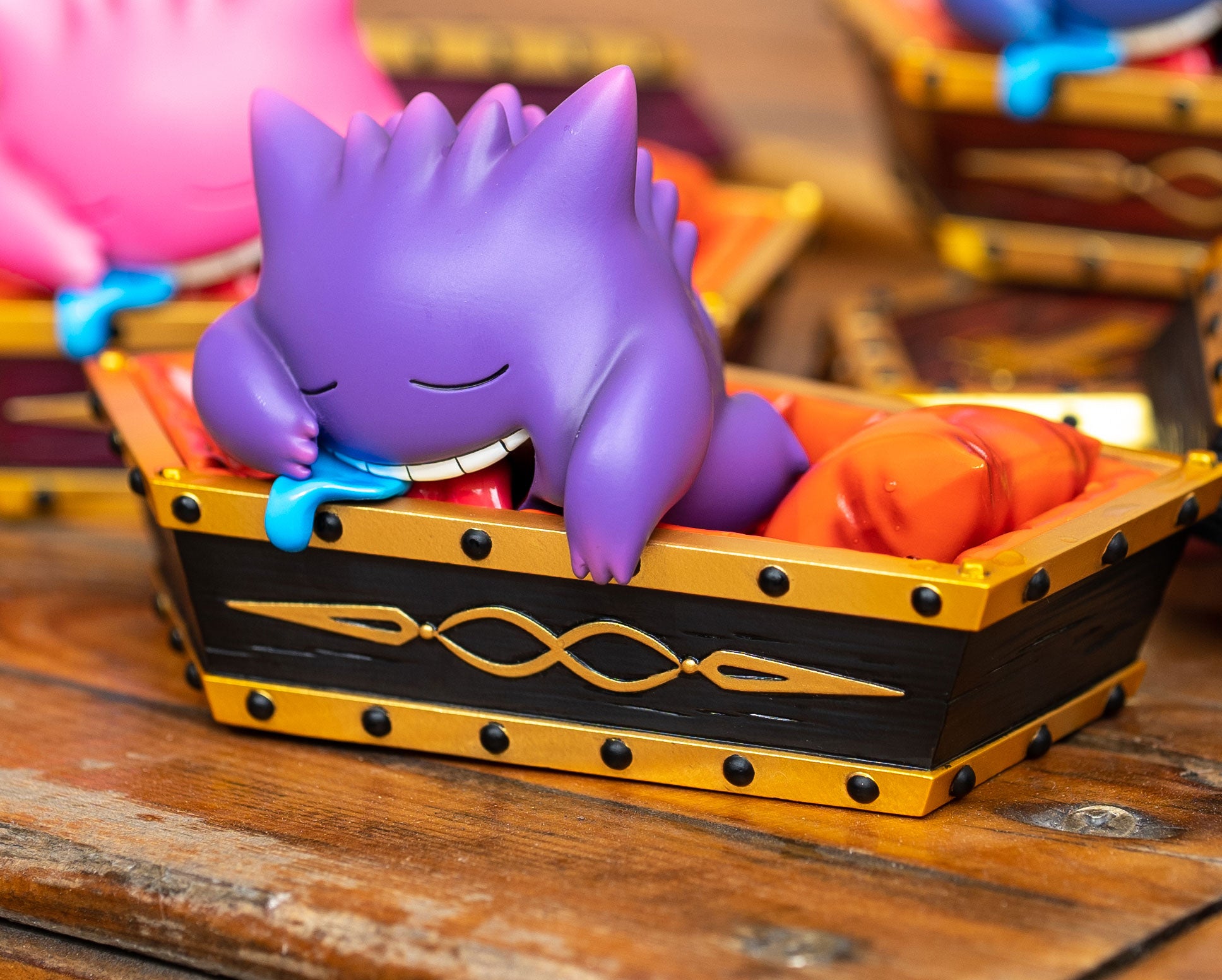 Original Colour Coffin Gengar - Pokemon Resin Statue - XiangDangDang Studio