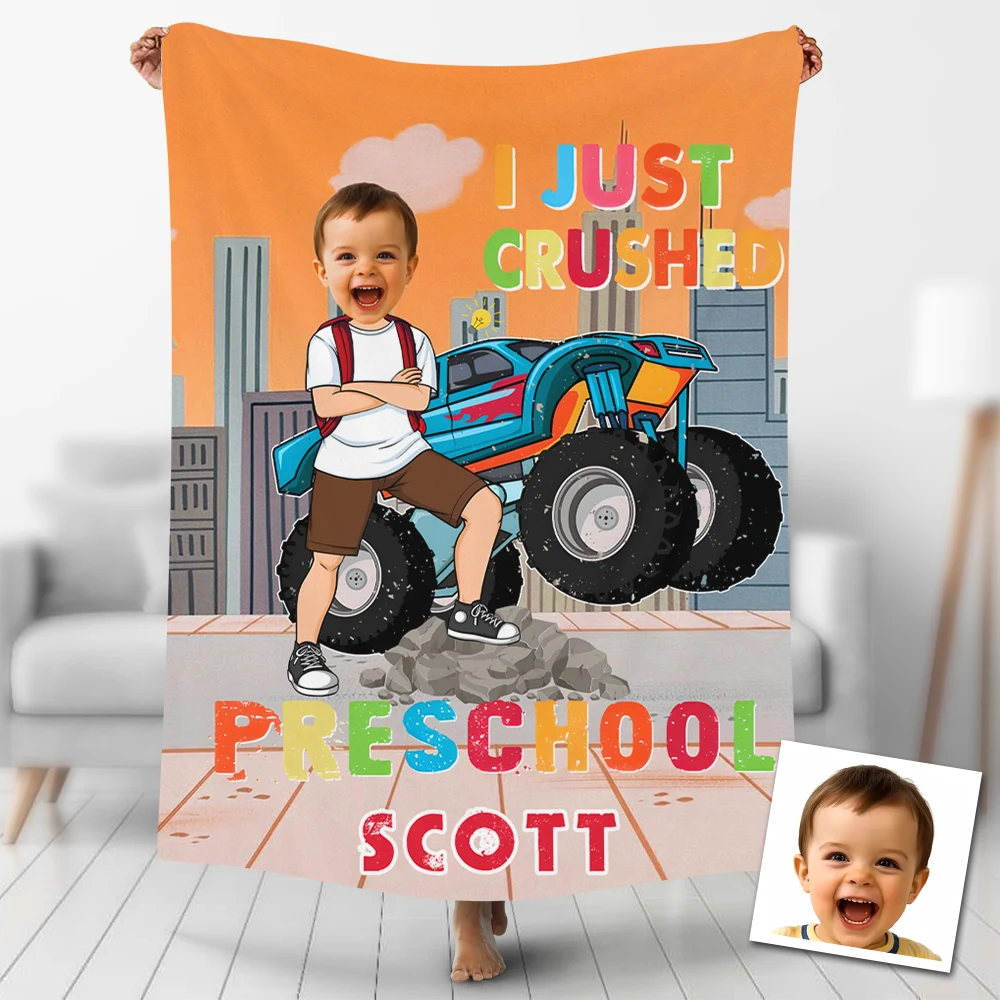 Back To School Custom Blankets Personalized I Just Crushed My Preschool ...