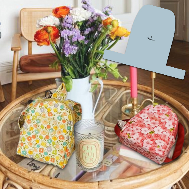 Mini Backpack Zipper Pouch Sewing Template - Instructions Included