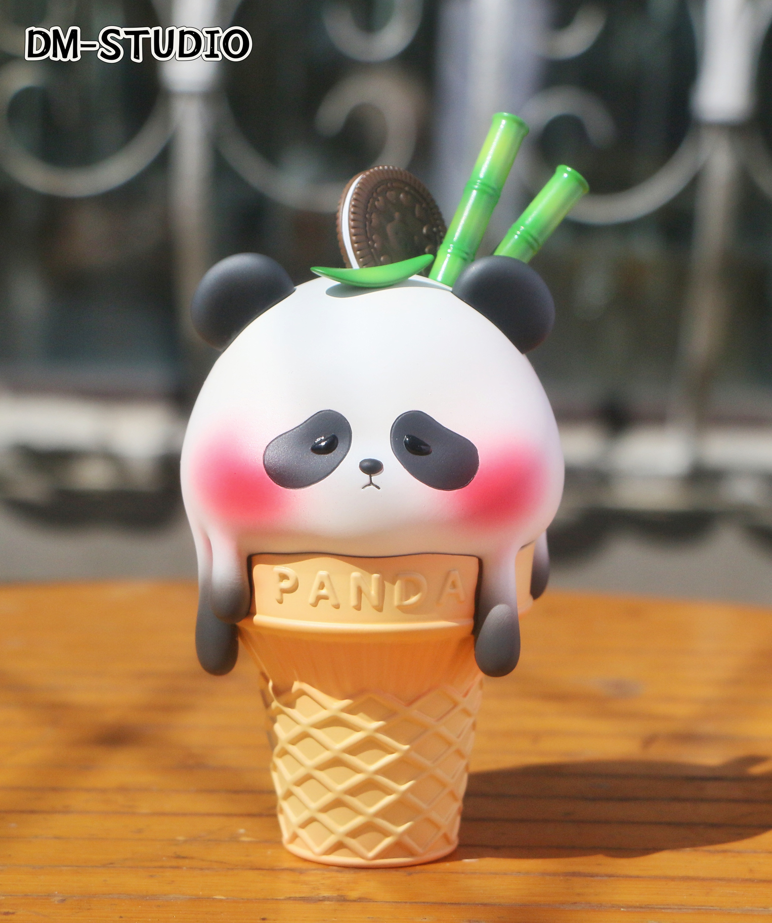 Big & Small Scale Ice Cream Panda - Original Design Resin Statue - DM ...