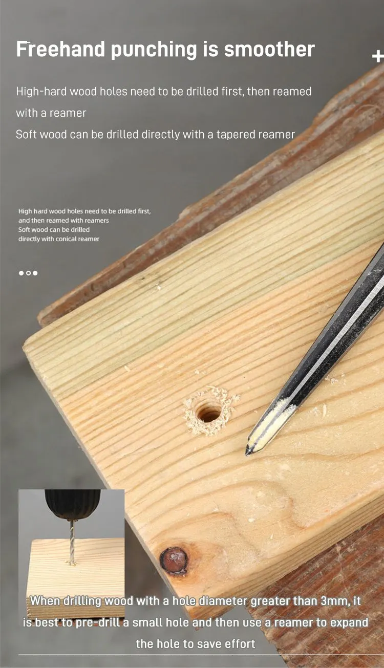 Hexagonal handle woodworking plank black electric get pine hole ...