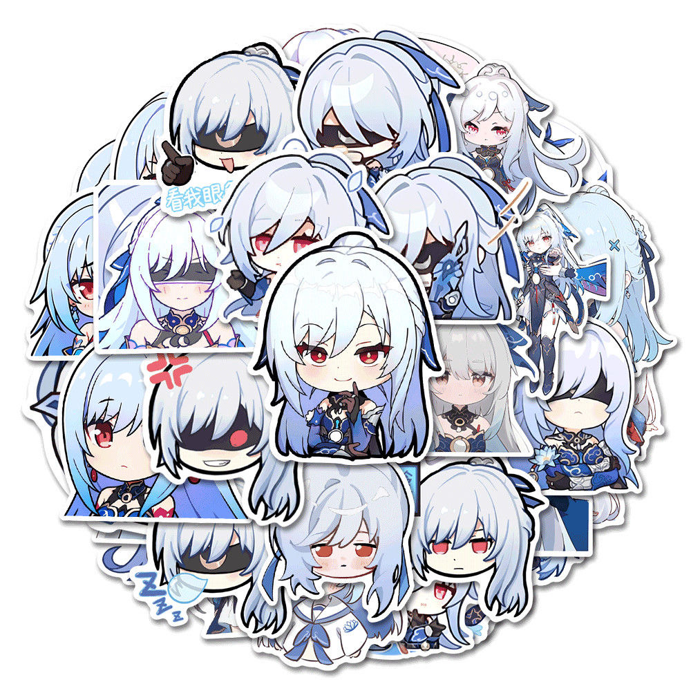 Honkai: Star Rail Stickers Jingliu 48 Pieces