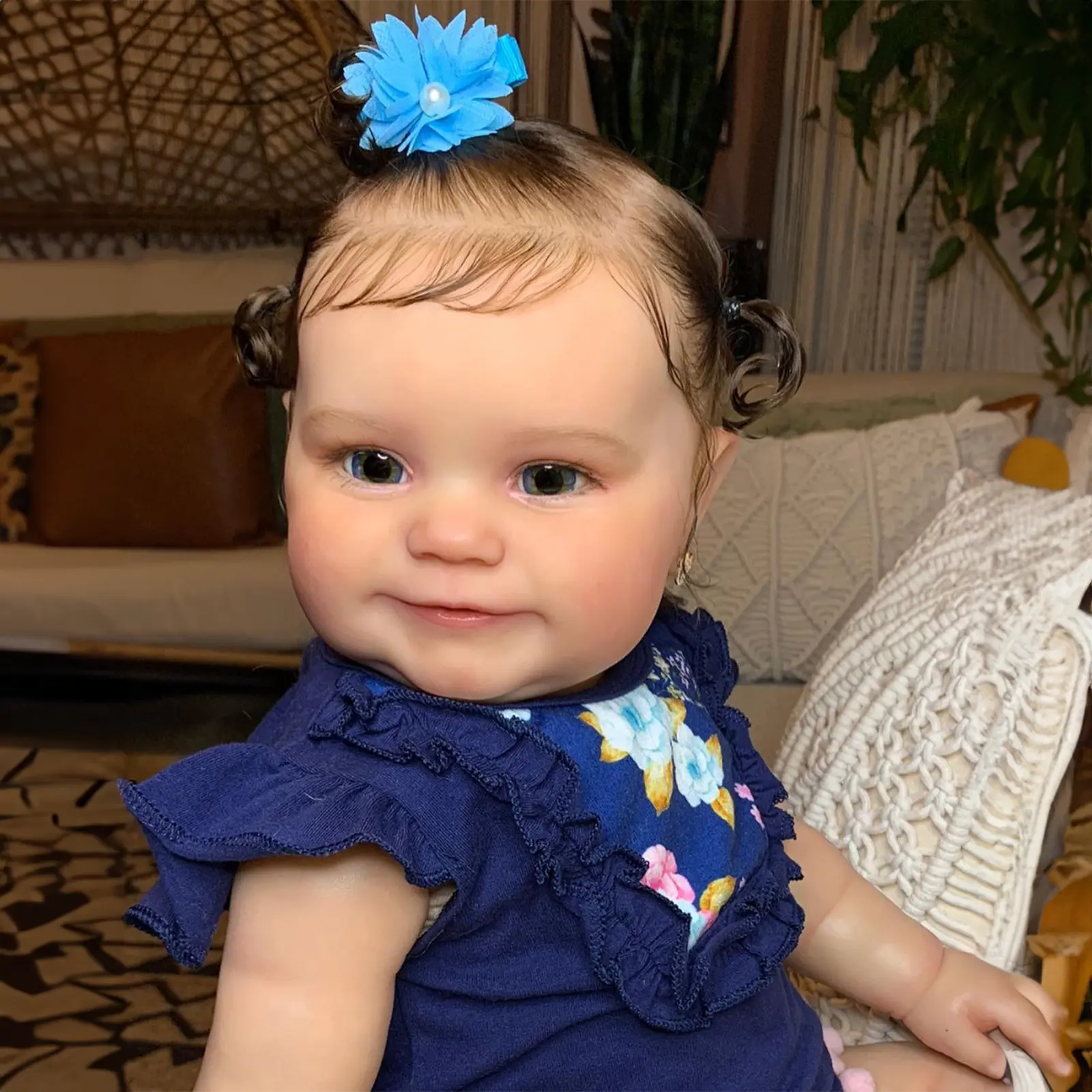 [New] 20'' Realistic and Lifelike Reborn Baby Girl Bolina with ...