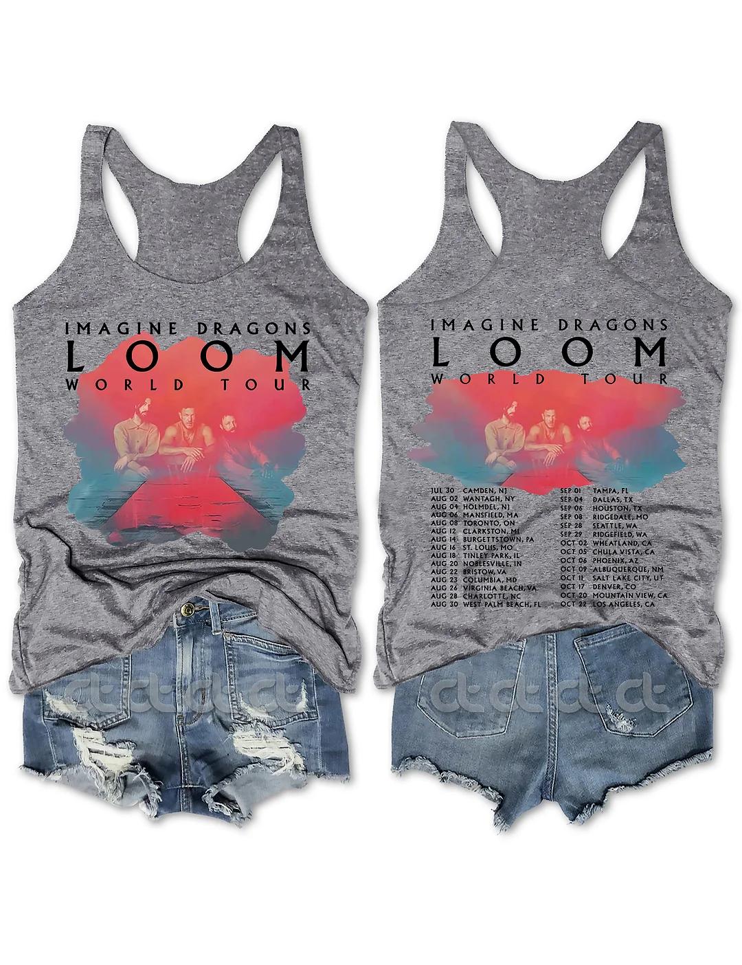 Imagine Dragons Loom World Tour 2024 Tank