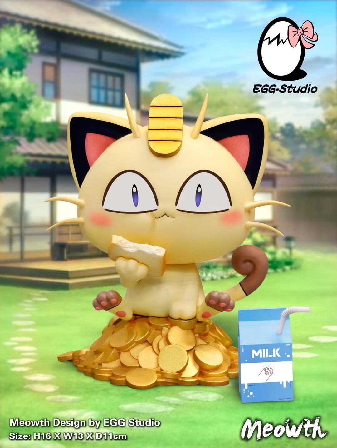 Eating Meowth - Pokemon Resin Statue - EGGS Studios [Pre-Order]