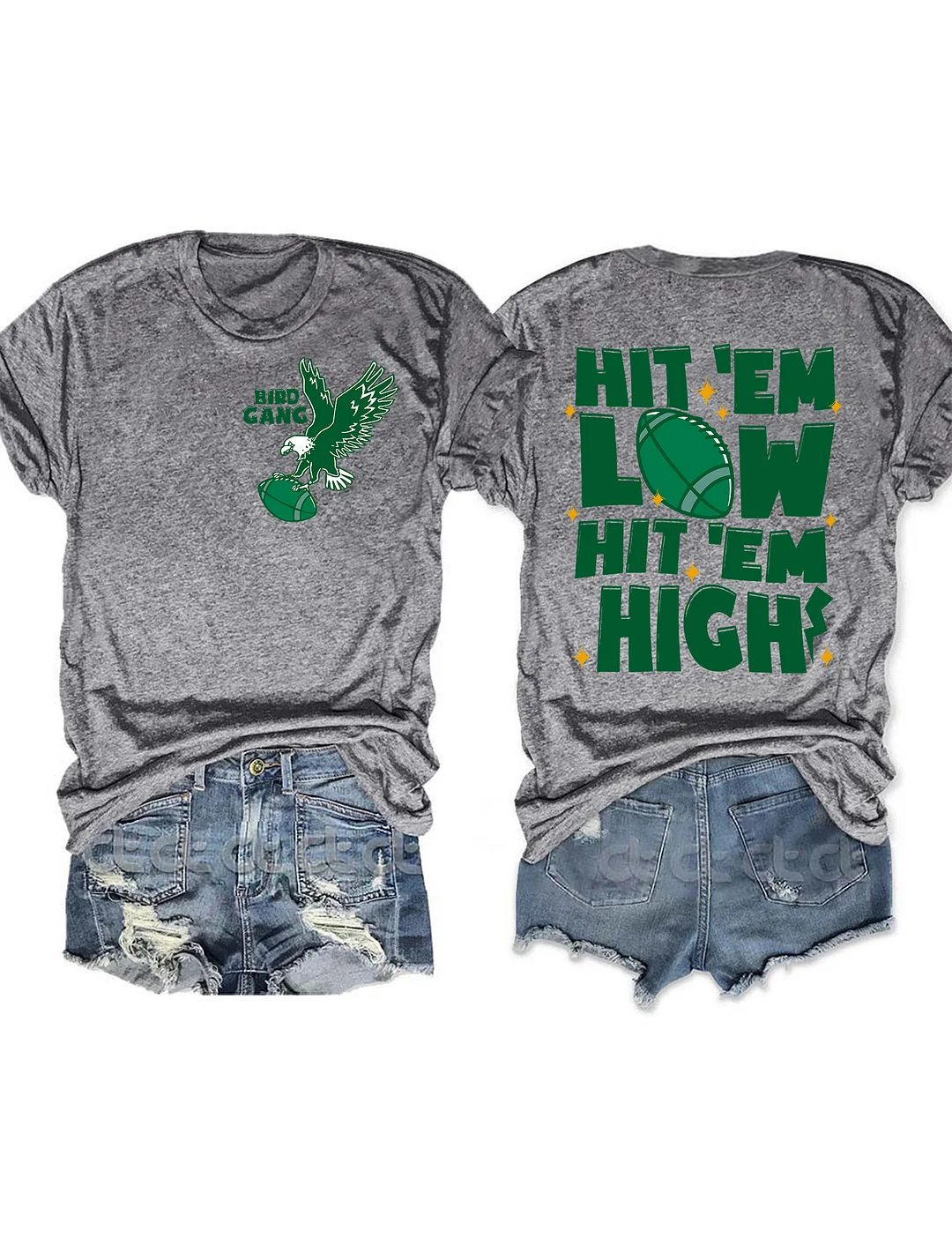 Hit'em Low Hit'em High Bird Gang T-Shirt