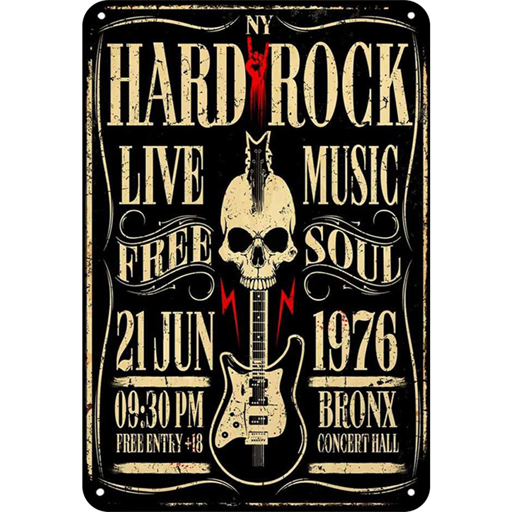 Hard Rock - Vintage Metal Signs - 20*30cm/30*40cm - Music