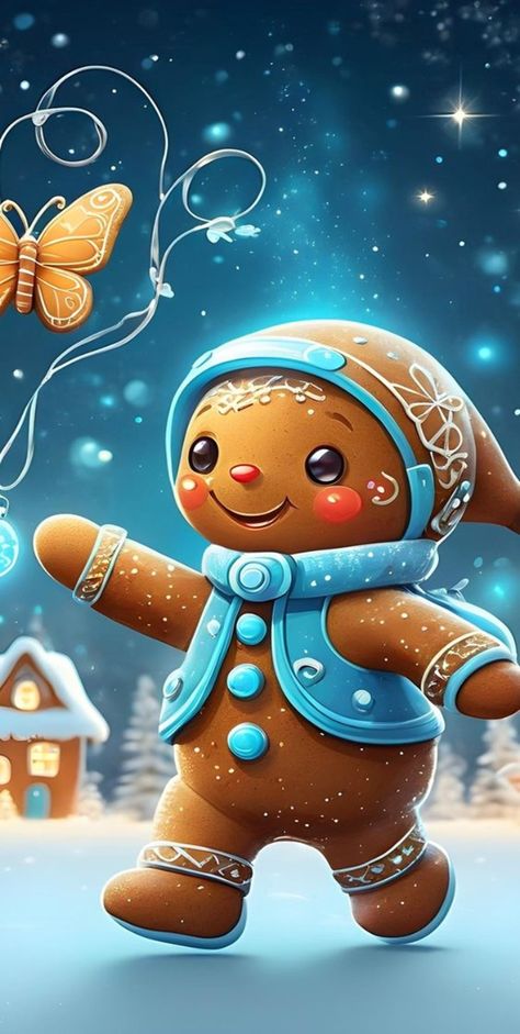 Gingerbread Man (velvet cloth) AB drill full round/square diamond painting