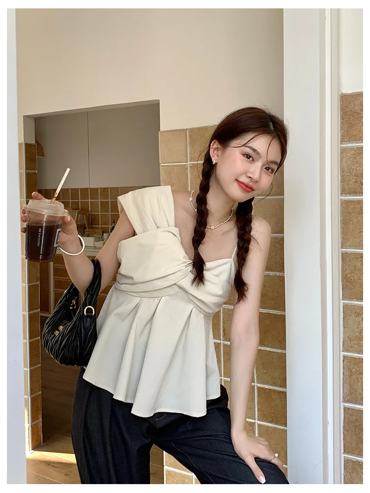 FRENCH GORGEOUS IRREGULAR TOP