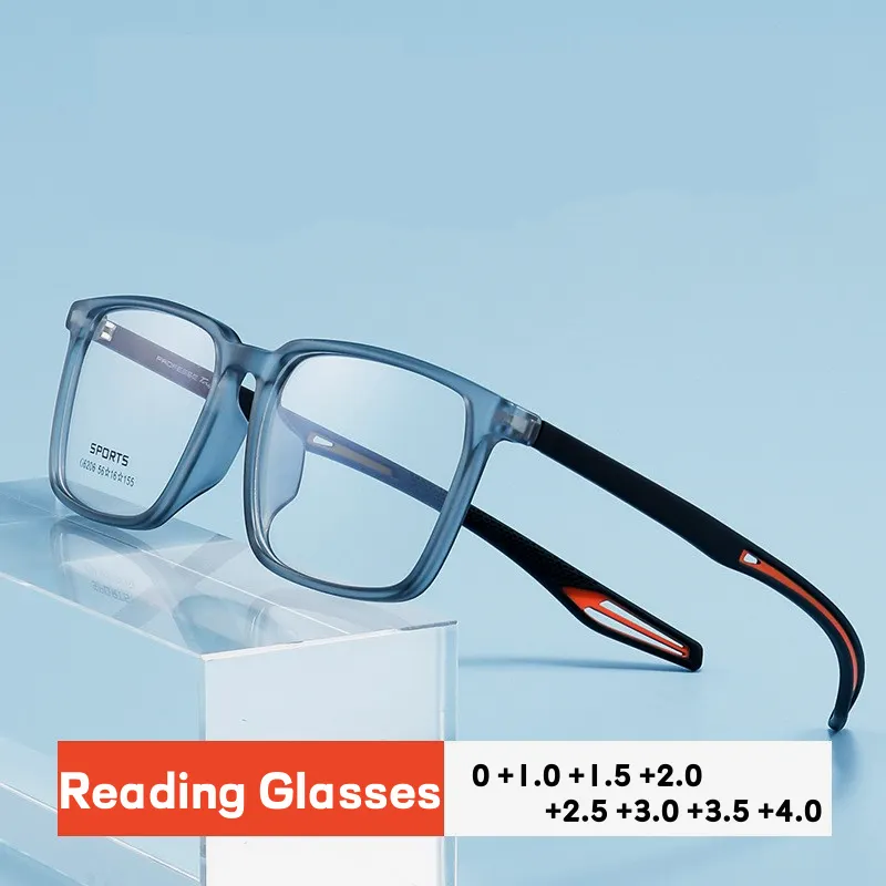 Ultralight TR90 Blue Light Blocking Far-sighted Eyewear High Definition ...