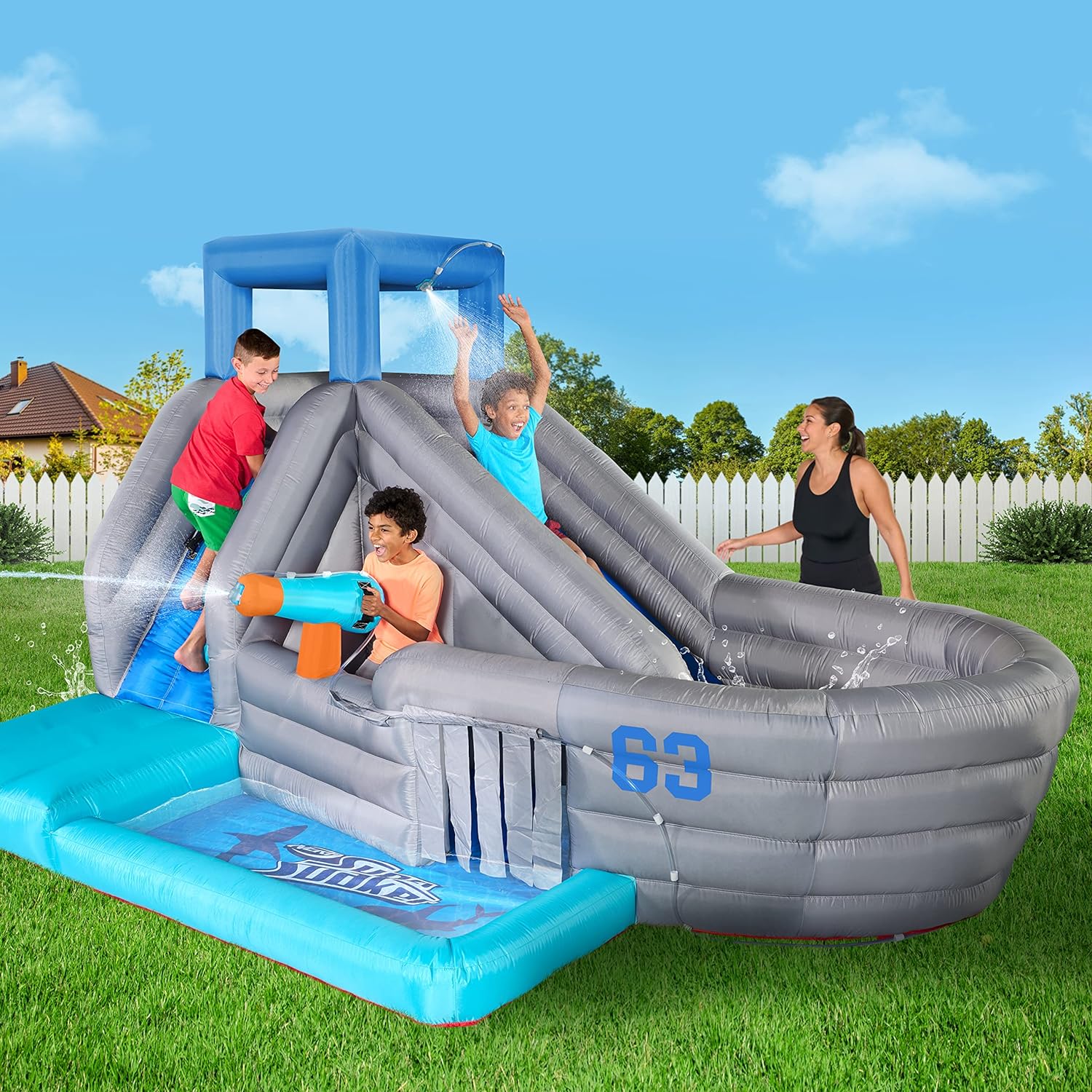Hasbro Monopoly Splash Game – Mega Bouncer Inflatable Water Park – The ...