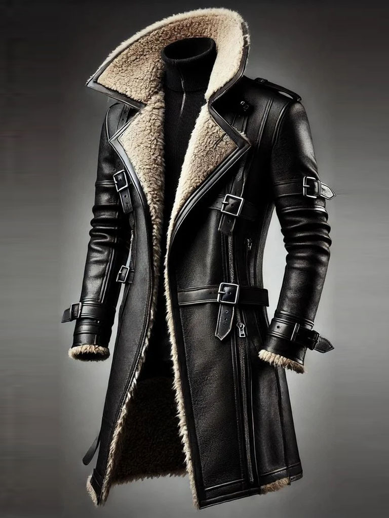 Earl Fashion Gray Small Plaid Double Breasted Custom Winter Coat For ...