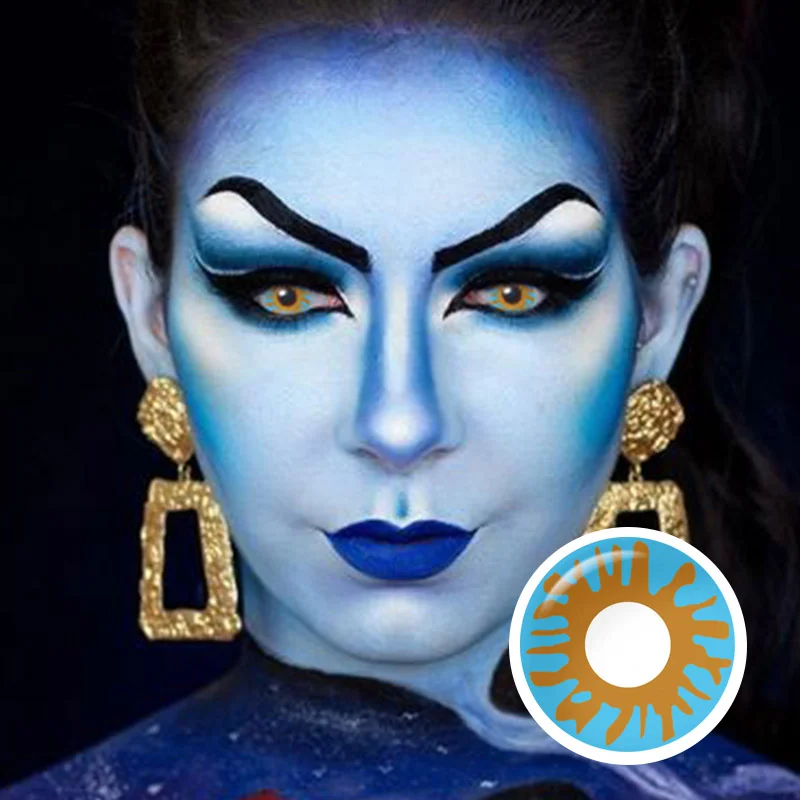 Wizard Blue Cosplay Colored Contacts