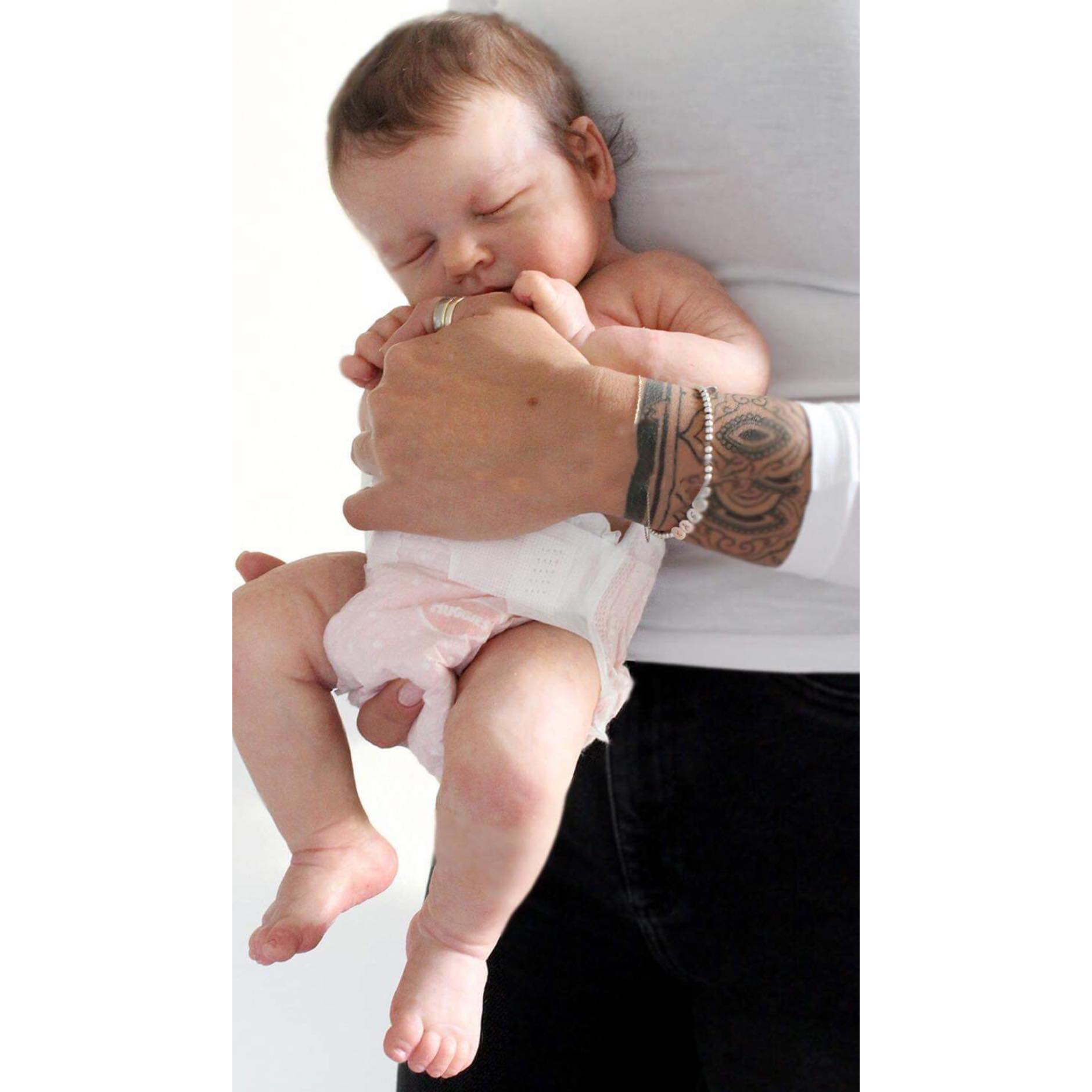 12"&16" Flexible Waterproof Full Solid Silicone Real Baby Feeling ...