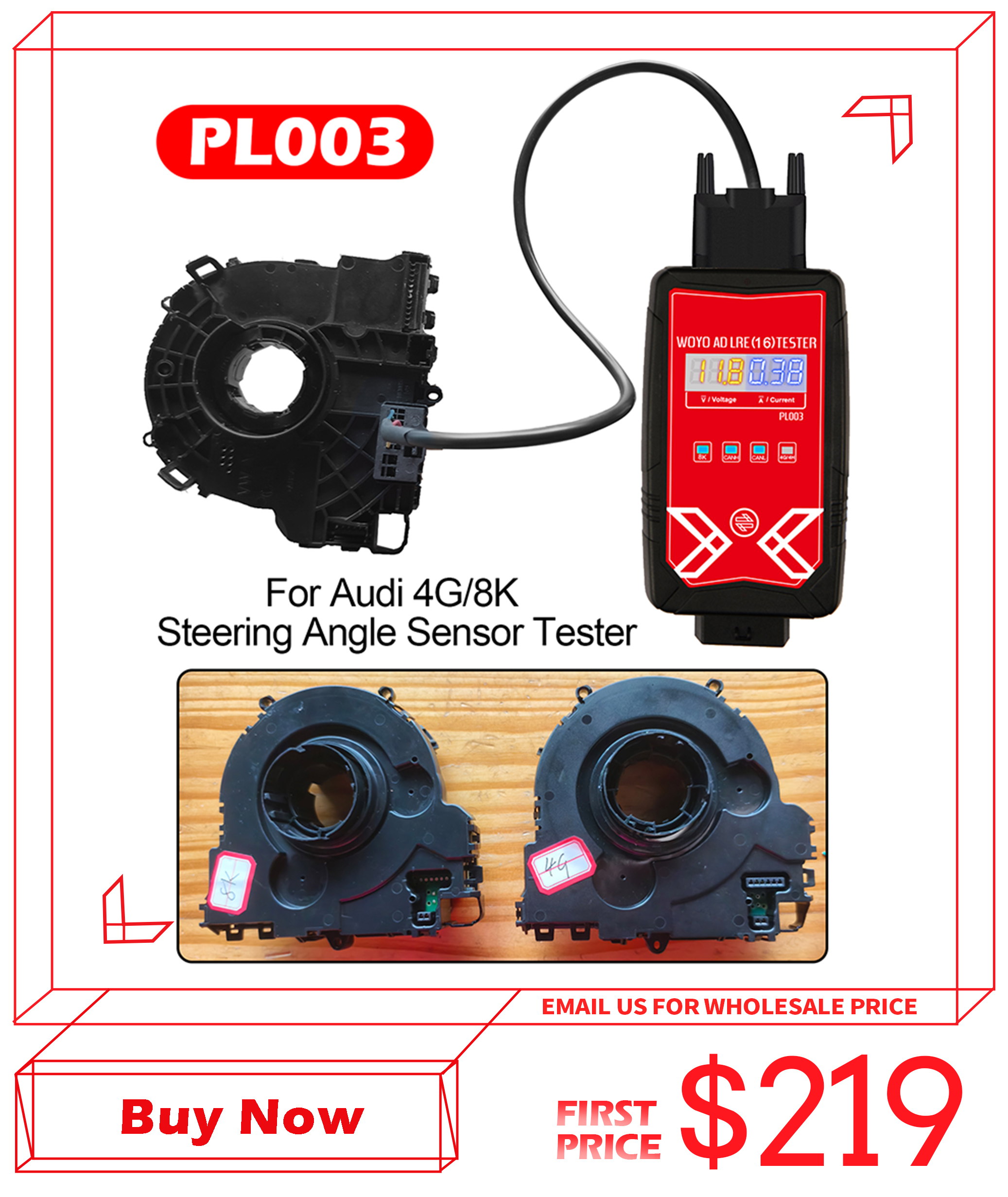 WOYO PL003 For AUDI LRE 16 4G/8K 8K0 953 568 Coil Spring With ...