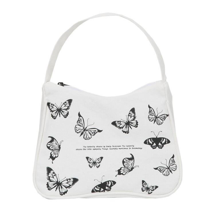 BUTTERFLY PRINT HANDBAG