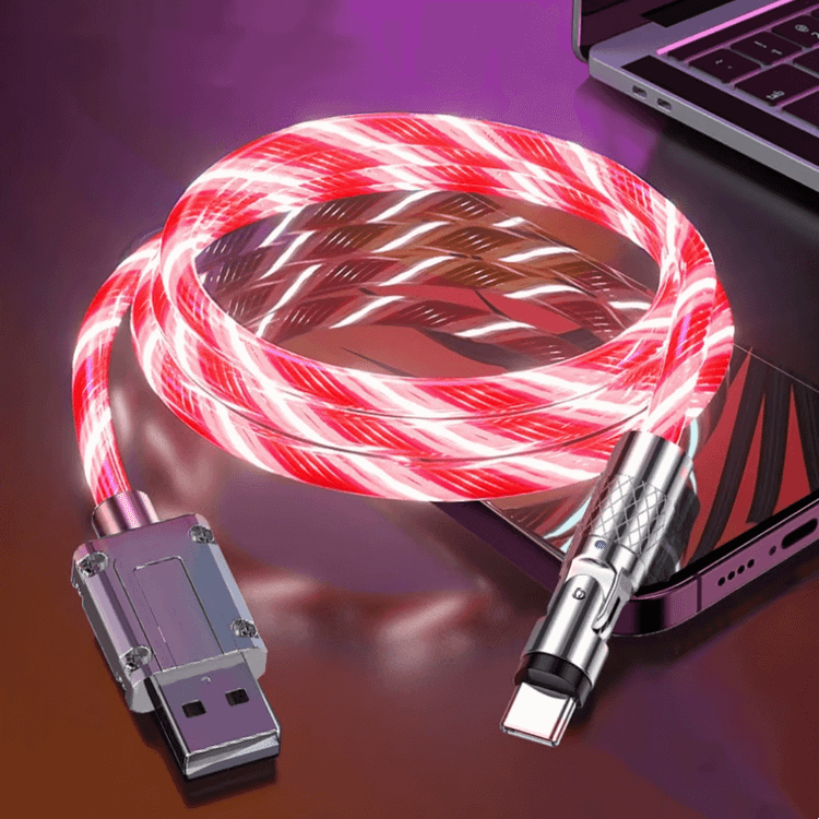 🪫Limited time 55% discount 📲Rotating glow data cable