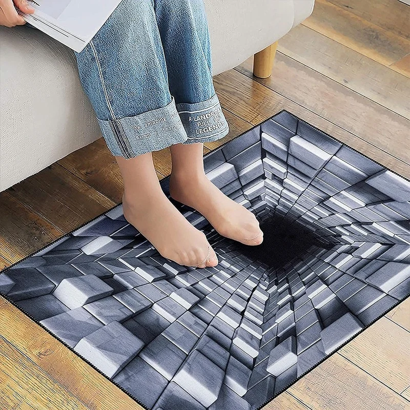Nigikala Optical Illusion Rug Vortex Trippy Carpet Realistic Unique ...