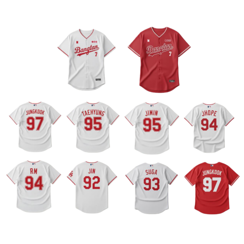 BTS World Tour 2026 Jersey | Member Edition Arirang Concert Gear 💜