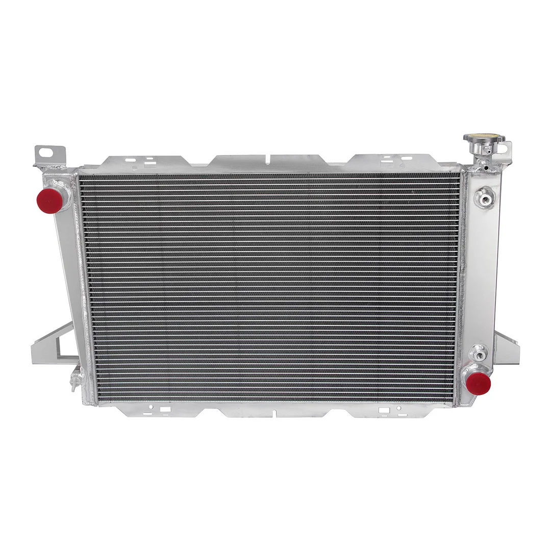 Alloyworks 4 Row Aluminum Radiator For 1985-1997 Ford Bronco F-150 F ...