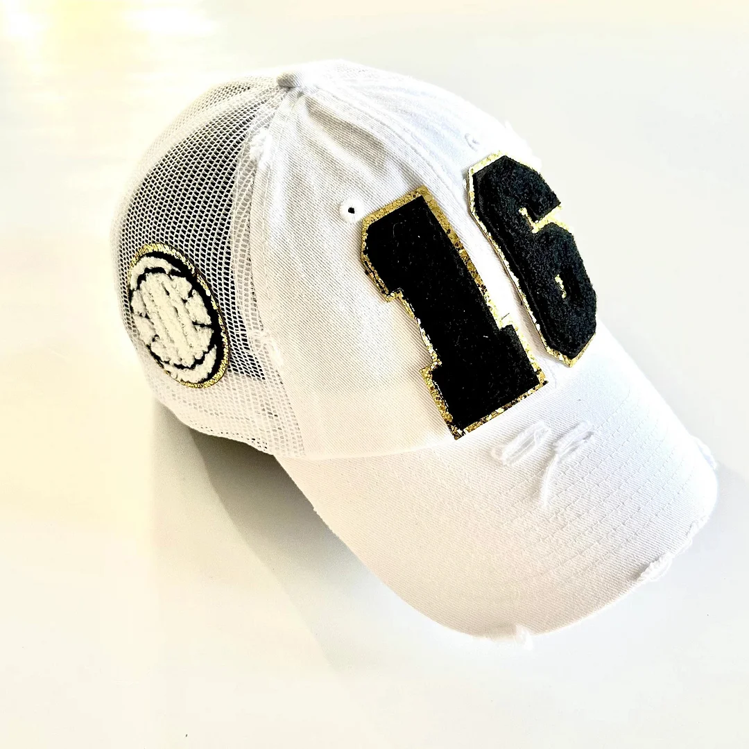 Custom Game Day Varsity Number Hat