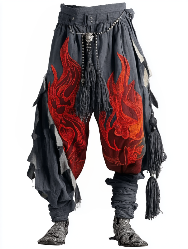 Halloween exaggerated design pants c16d