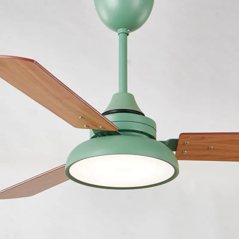 Makaron Style Modern Ceiling Fan Lamp - A Nordic-Inspired Electric ...