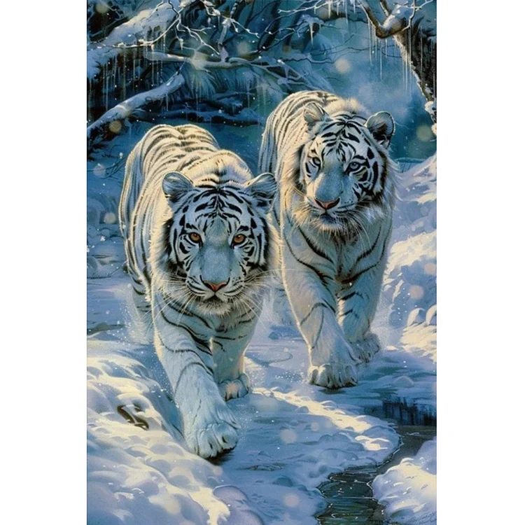 Animal Girl - Full Round Drill Diamond Painting - 40*60CM(Canvas)