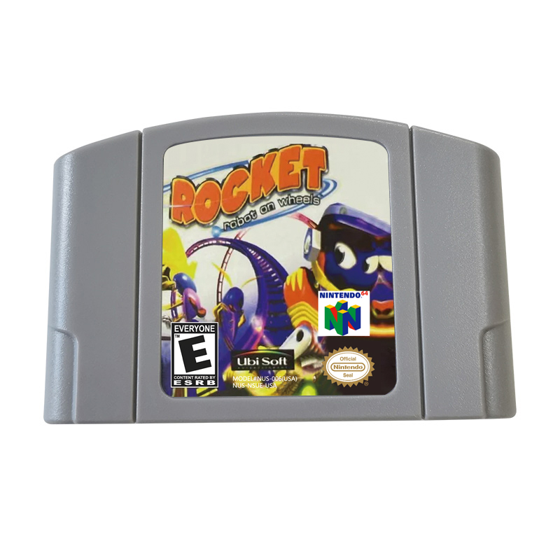 Rocket: Robot On Wheels N64 Cartridge For Nintendo 64 Game Console