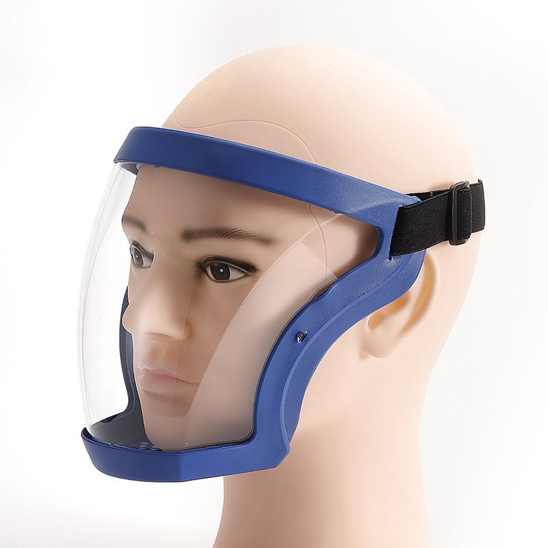 Transparent Full Face Shield with Filters Oil-splash Proof Mask Splash ...