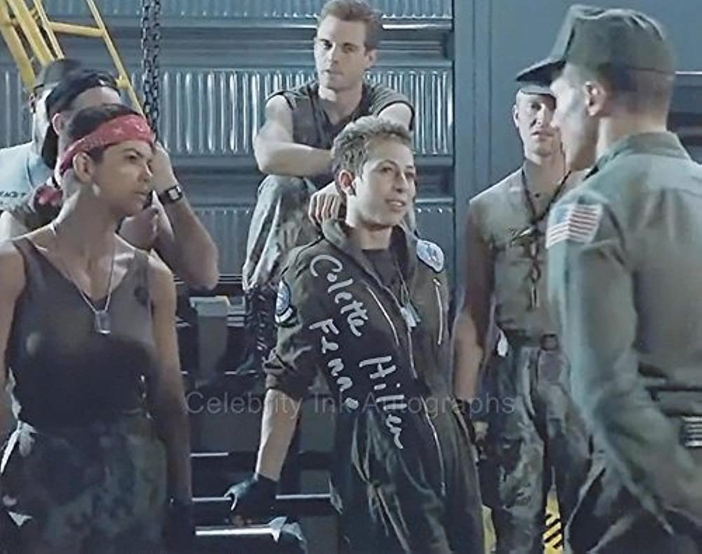 COLETTE HILLER as Corporal Ferro - Aliens GENUINE AUTOGRAPH