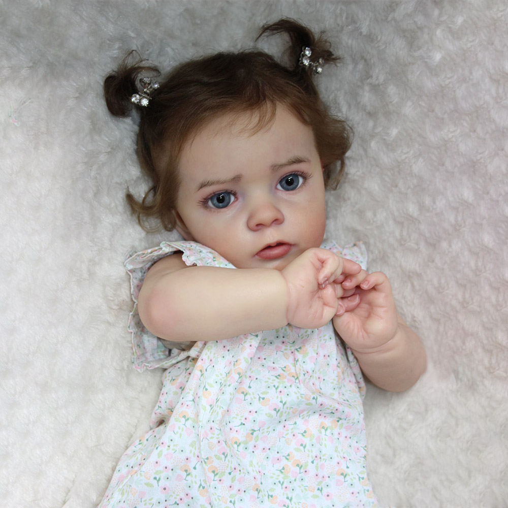 [New]20" Soft Weighted Body Reborn Eyes Opend Girl Alexisa,Gift Set ...