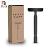 Boti Black Razor Classic Double Edge Safety Razor for Men's Shaving ...