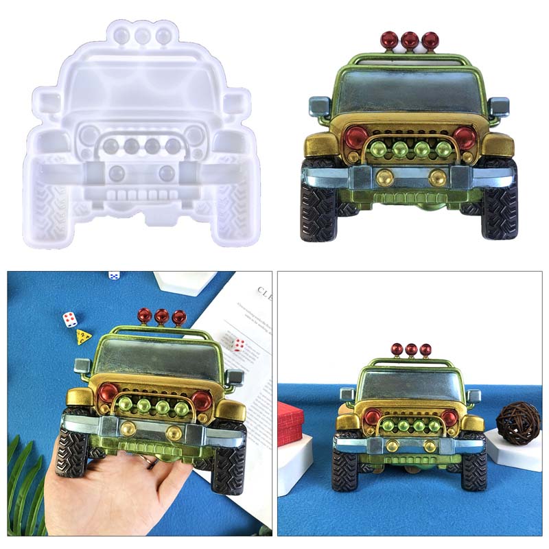 DIY Car Relief Decoration Resin Mold | Vehicle Craft | CrazyMold