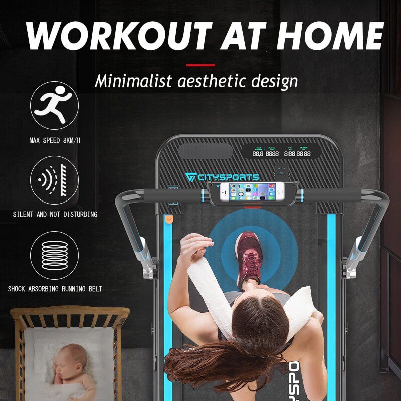 CITYSPORTS Foldable Walking Treadmill CS-WP3