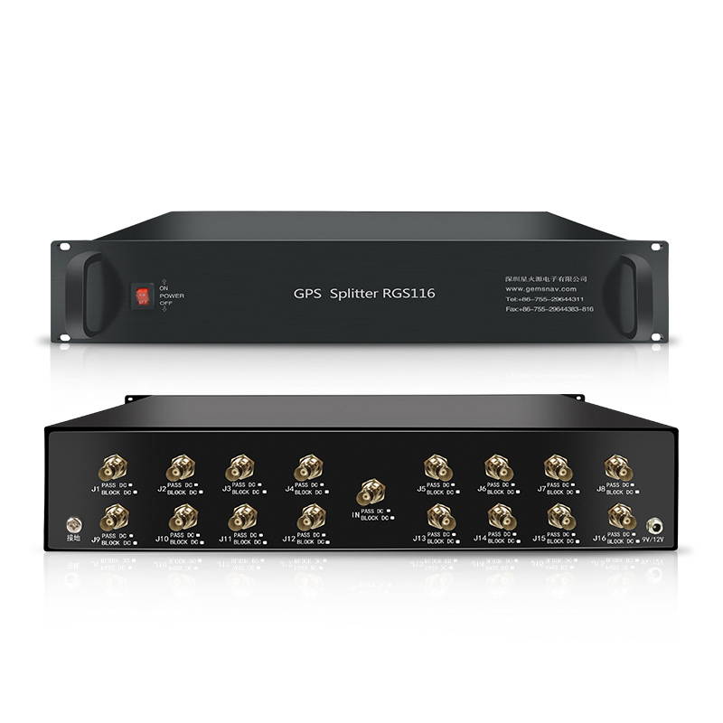 16 Way Rackmount GPS and GNSS Active Antenna Splitter RGS116