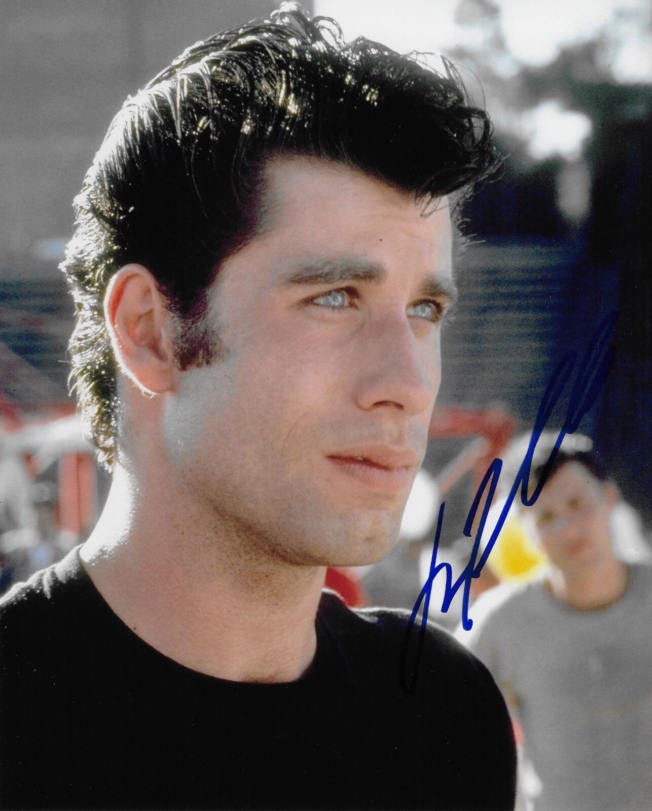 JOHN TRAVOLTA 'GREASE' GREASE LIGHTNING DANNY SIGNED 8X10 PICTURE *COA ...