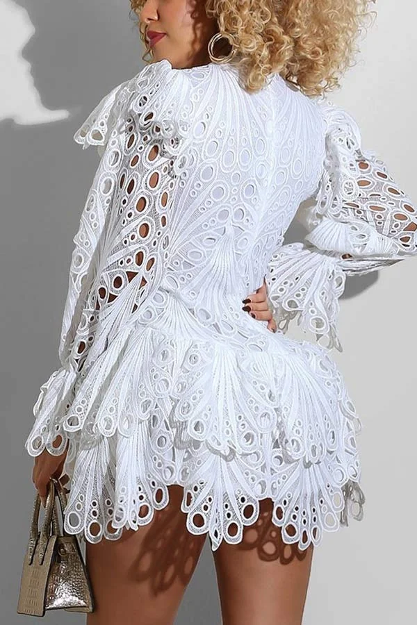 Fashion Sexy Lace Patchwork Top