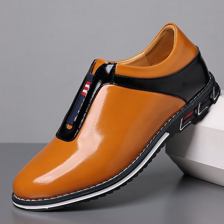 Arkget Shoes | Men's Leather Slip on Dress Shoes Business Casual ...