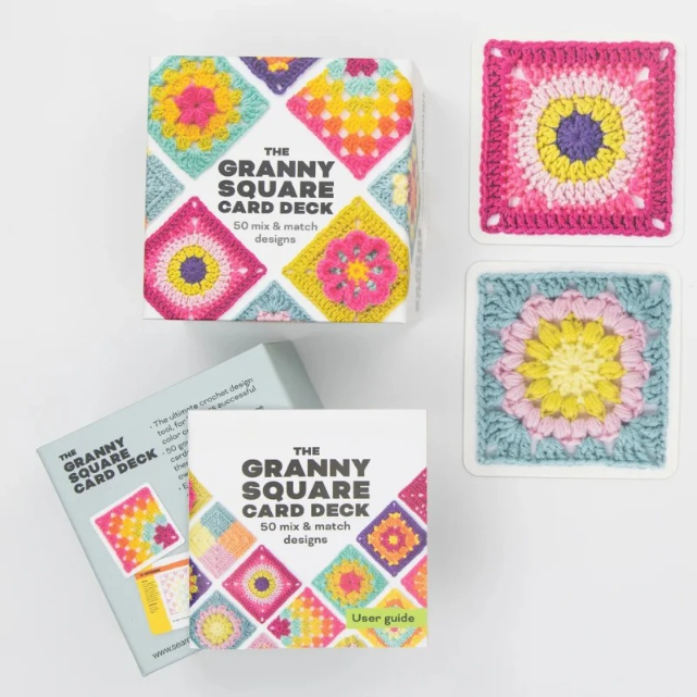 The Granny Square Card Deck: 50 Mix and Match Designs