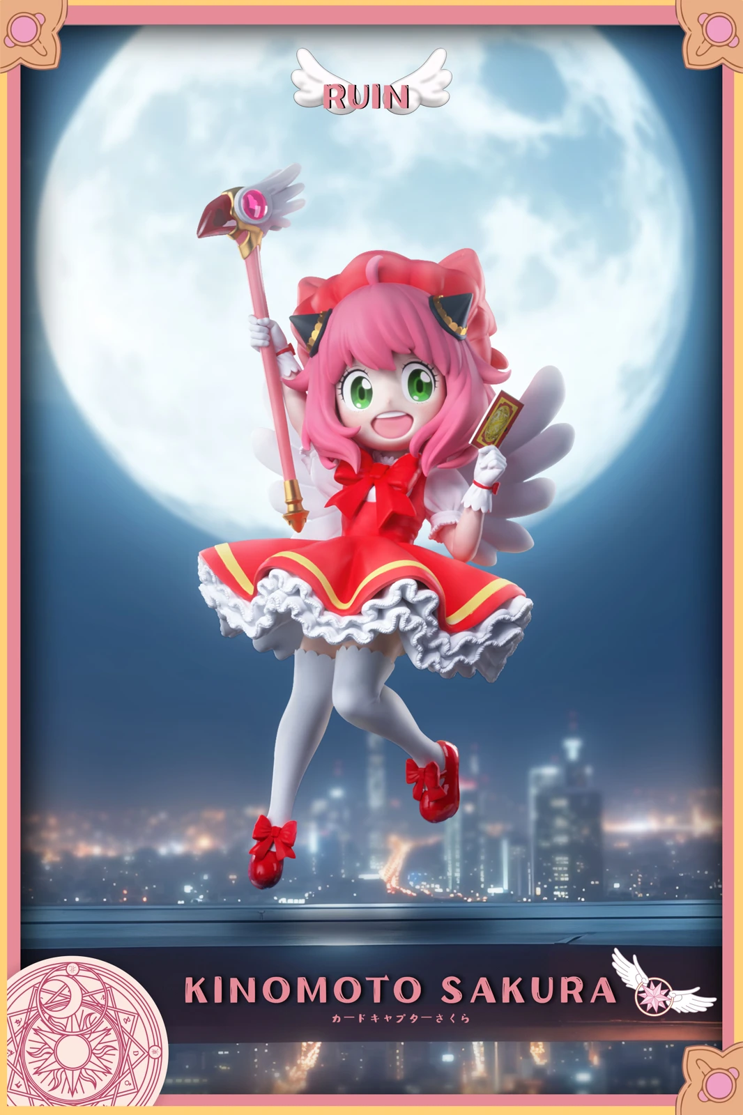 Sakura Kinomoto Cosplay Anya Forger - Cardcaptor Sakura (CCS) SPY X ...